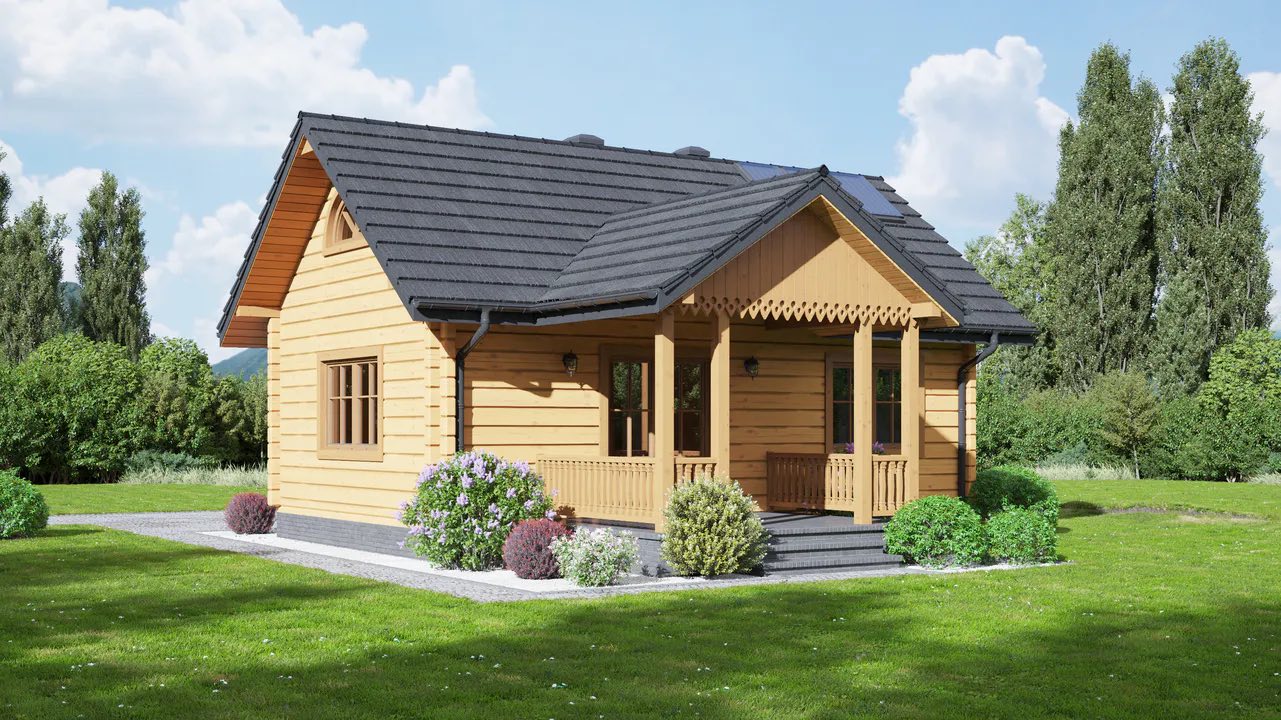 Drvena kuća model 7 – Gradac